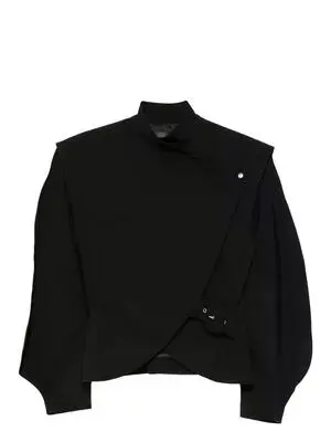 MUGLER Buckle-fastening High-neck Jacket - Black