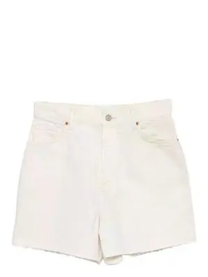REFORMATION Saige Denim Shorts - White