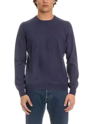 BARBA NAPOLI Round-Neck Long-Sleeve Sweater