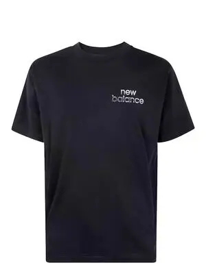 NEW BALANCE Chrome Runner Metallic-runner T-shirt - Black
