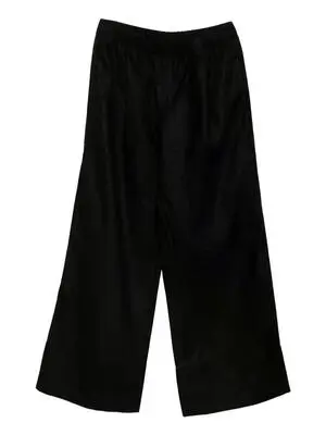 REFORMATION Linen Trousers - Black
