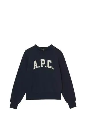 A.p.c. Logo Crewneck Sweatshirt - Black