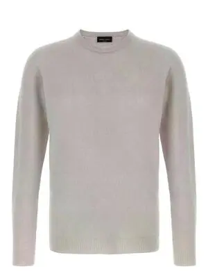ROBERTO COLLINA Crew-neck Sweater - Grey