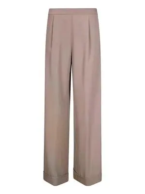 STEFANO MORTARI Pleated Cuffed Trousers