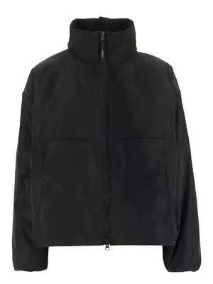 Aspesi High-collar Zip-front Bomber Jacket - Black