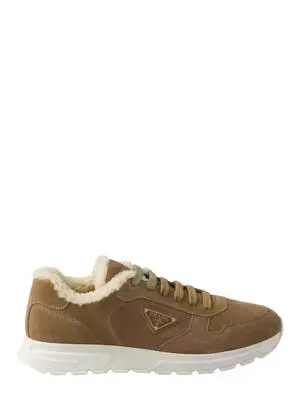 Prada Prax Suede Sneakers - Neutrals