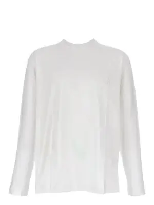 WOOYOUNGMI Logo-patch Long-sleeve T-shirt - White
