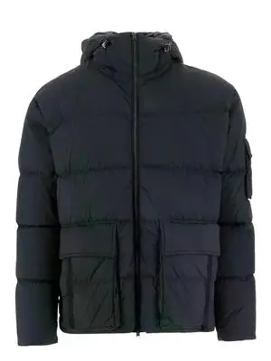 Herno Padded Hooded Jacket Blue