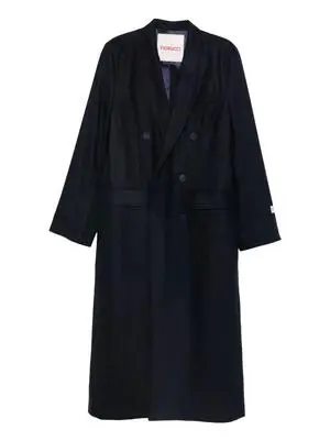 FIORUCCI Wool-Blend Double-Breasted Coat