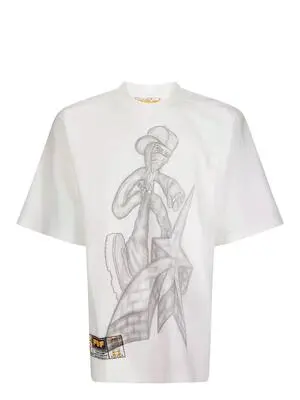 PDF Graphic-print T-shirt - White
