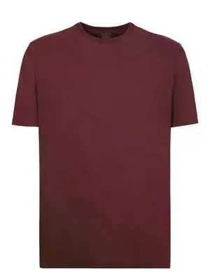 SLOWEAR Ribbed-neckline T-shirt