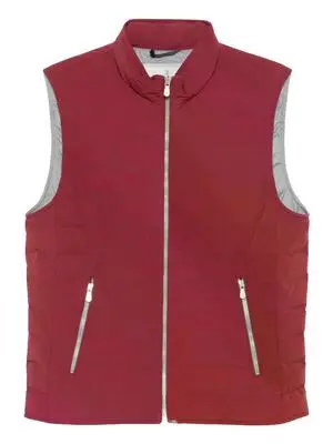 Brunello Cucinelli Quilted Zip-front Vest - Red