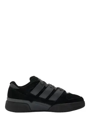 Adidas Forum 2000 Three-stripe Suede Sneakers - Black
