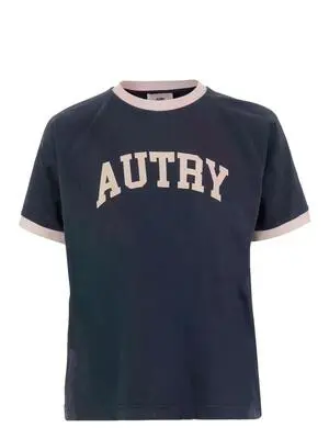 AUTRY College Logo Raglan-sleeve T-shirt - Blue