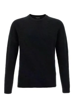 ROBERTO COLLINA Crew-neck Cashmere Sweater - Black