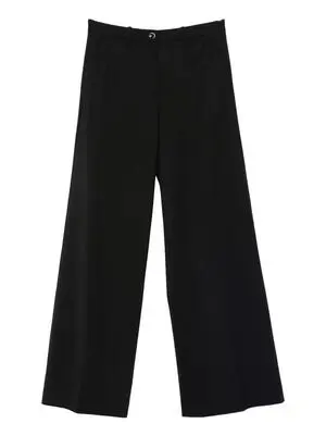 NINE:INTHE:MORNING Stretch-wool Trousers - Black