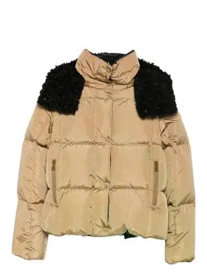 Moncler Castelnou Puffer Jacket - Neutrals