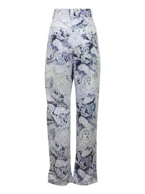 Baum Und Pferdgarten Geometric-print Trousers - Purple