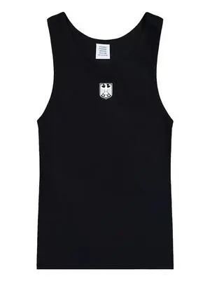 Vetements Eagle-emblem Tank Top - Black