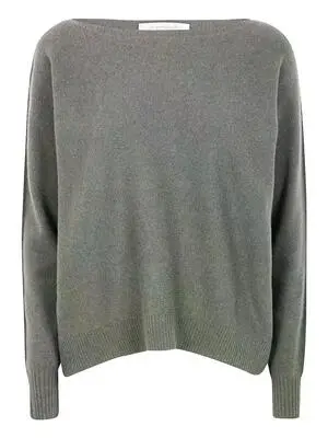 D.EXTERIOR Boat-Neck Wool Sweater