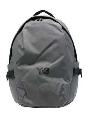 Y3 Logo-plaque Backpack - Grey