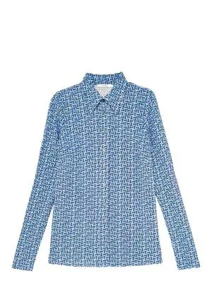 Malìparmi Geometric-print Shirt - Blue