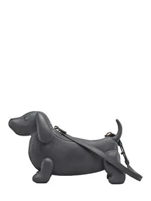 Thom Browne Hector Dachshund Shoulder Bag - Grey