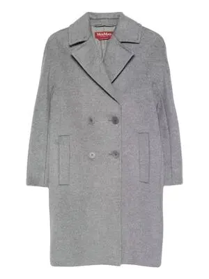 Max Mara Double-breasted Wool Coat - Grey