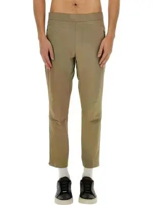 BOSS Tapered Trousers With Elastic Waistband - Neutrals