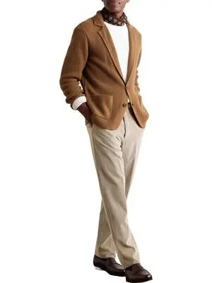 DUNHILL Straight-Leg Corduroy Suit Trousers