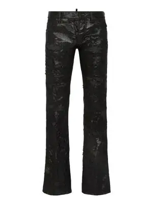 Dsquared2 Disco Wash Sharpei Bootcut Jeans - Black