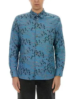 Paul Smith Floral Shirt - Blue