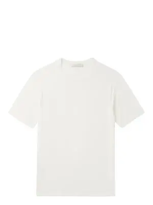 SAMAN AMEL Saman Amel - Wool T-Shirt - Men - White 