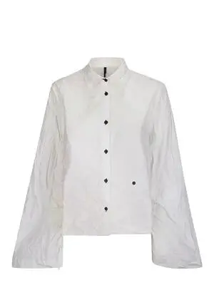 MARIA CALDERARA Bell-sleeve Shirt - White