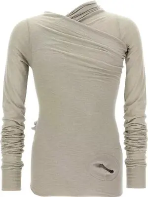 Rick Owens Hollywood Banana Long-sleeved T-shirt - Grey