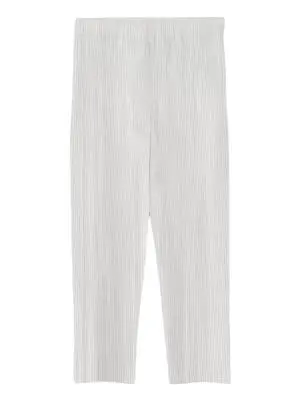 Issey Miyake Plissé Elasticated Trousers - Grey