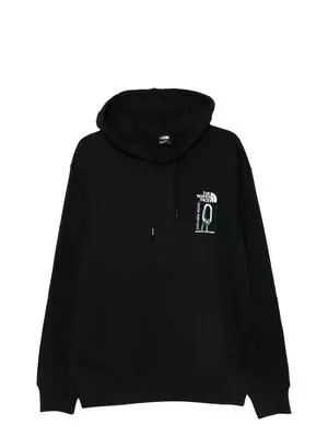 The North Face Graphic-print Hooded Sweatshirt - Black