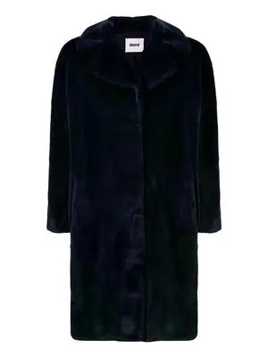STAND STUDIO Camille Cocoon Faux-fur Coat - Blue