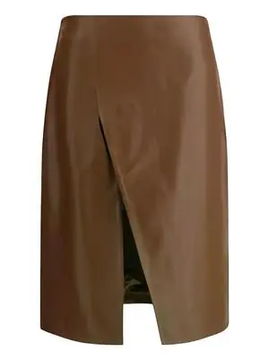 LOULOU STUDIO Ekare Skirt Brown