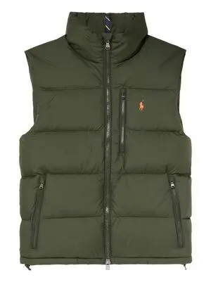 Polo Ralph Lauren Gorham Logo-embroidered Quilted Shell Down Gilet - Green