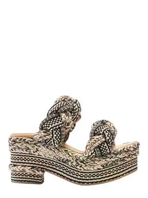 Antolina 75mm Braided Platform Sandals - Neutrals