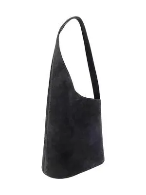 AESTHER EKME Lune Suede Curved Tote Bag