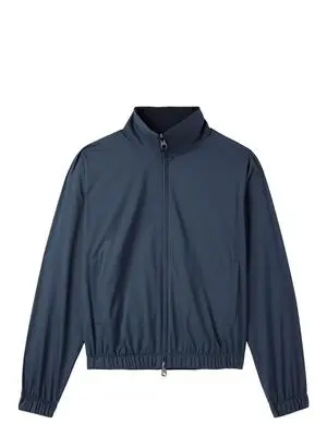 Loro Piana Reversible Windmate® Storm System® Nylon And Cashmere Blouson Jacket Navy