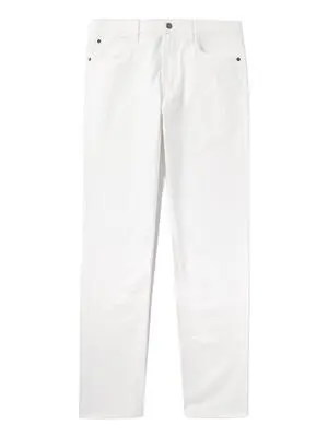 Loro Piana Quarona Slim-fit Straight-leg Jeans - White