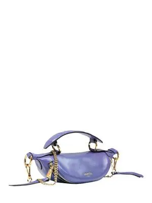 LANCEL Mini Origami Leather Crossbody Bag - Blue