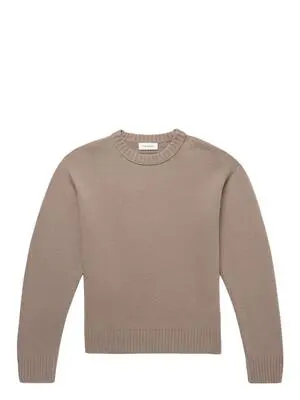 FRAME Cashmere Crew-neck Sweater - Brown