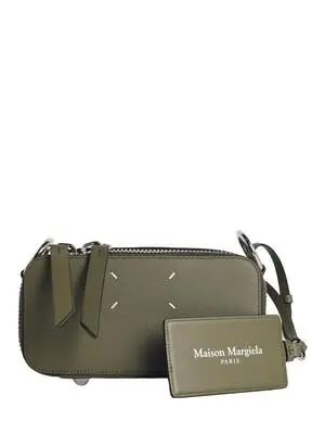 MAISON MARGIELA Doll Leather Crossbody Bag - Green
