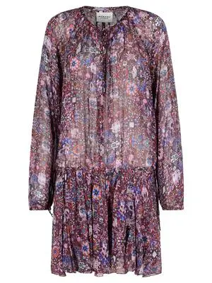 Isabel Marant Bess Viscose Dress - Violet