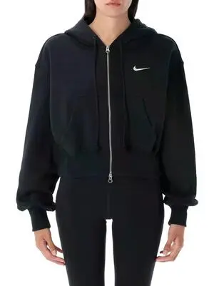 Nike Phoenix Zip-up Hoodie - Black