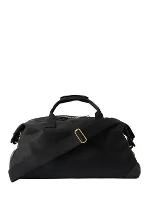 Bennett Winch Weekender Leather-trimmed Holdall - Black